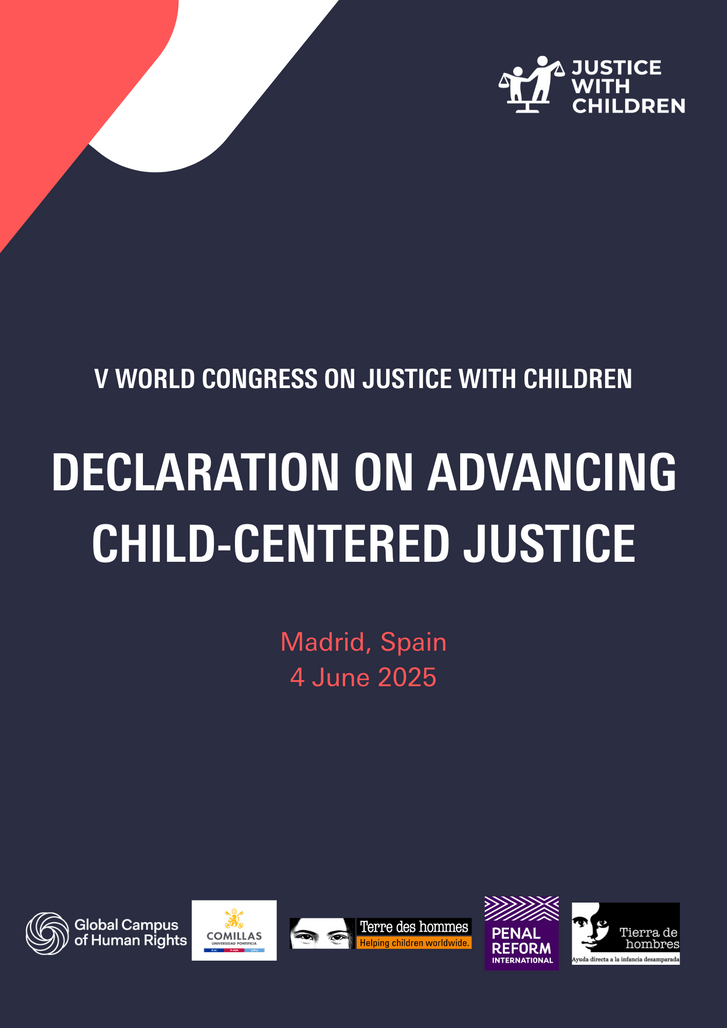 Global Declaration - Justice with children congress 2025 | Terre des hommes